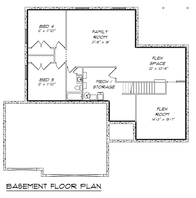 House Plan 50909 - Traditional Style with 1660 Sq Ft, 3 Bed, 2 Ba ...