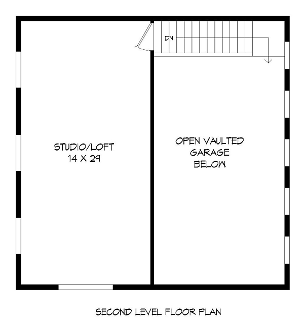 Garage Plan 51463 - 2 Car Garage | COOLhouseplans.com