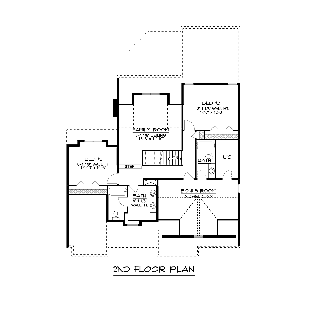 House Plan 51897 - Craftsman Style with 2542 Sq Ft, 3 Bed, 2 Bath ...