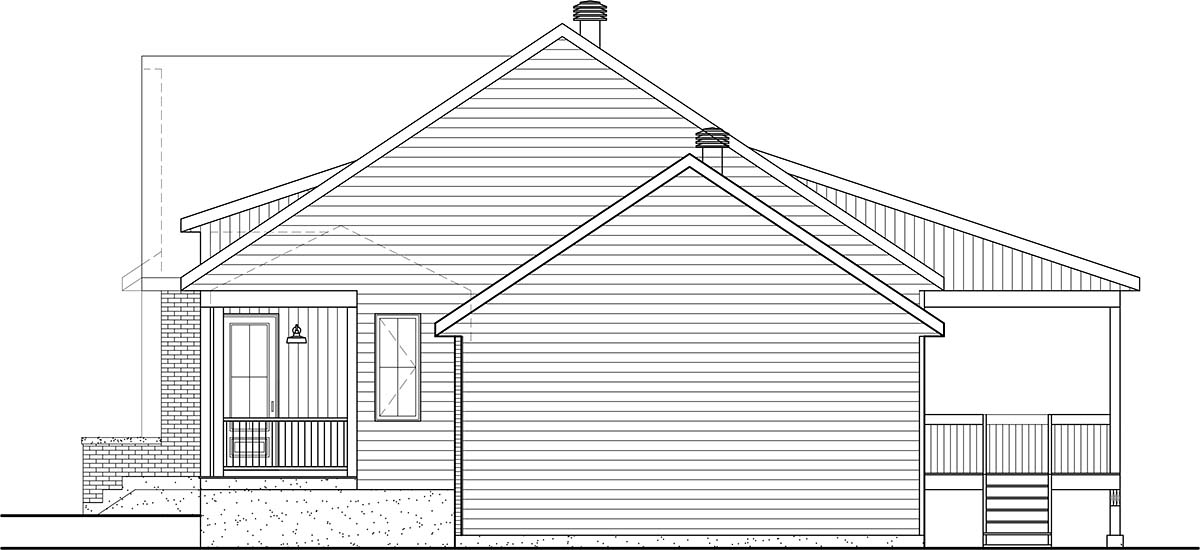 House Plan 52826 - Traditional Style with 1587 Sq Ft, 2 Bed, 2 Ba ...