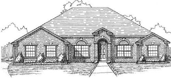 House Plan 53333 - with 2011 Sq Ft, 4 Bed, 2 Bath