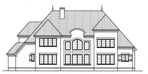 House Plan 53730 - European Style with 4113 Sq Ft, 4 Bed, 3 Bath ...