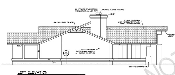 House Plan 54679 - Southwest Style with 1969 Sq Ft, 3 Bed, 2 Bath ...