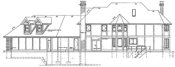 House Plan 55224 - European Style with 4088 Sq Ft, 4 Bed, 3 Bath ...