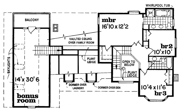 House Plan 55295 - Country Style with 2030 Sq Ft, 3 Bed, 3 Bath
