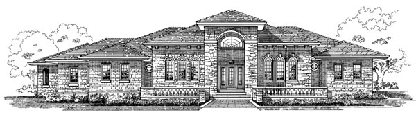 House Plan 55515 - European Style with 4657 Sq Ft, 3 Bed, 3 Bath ...
