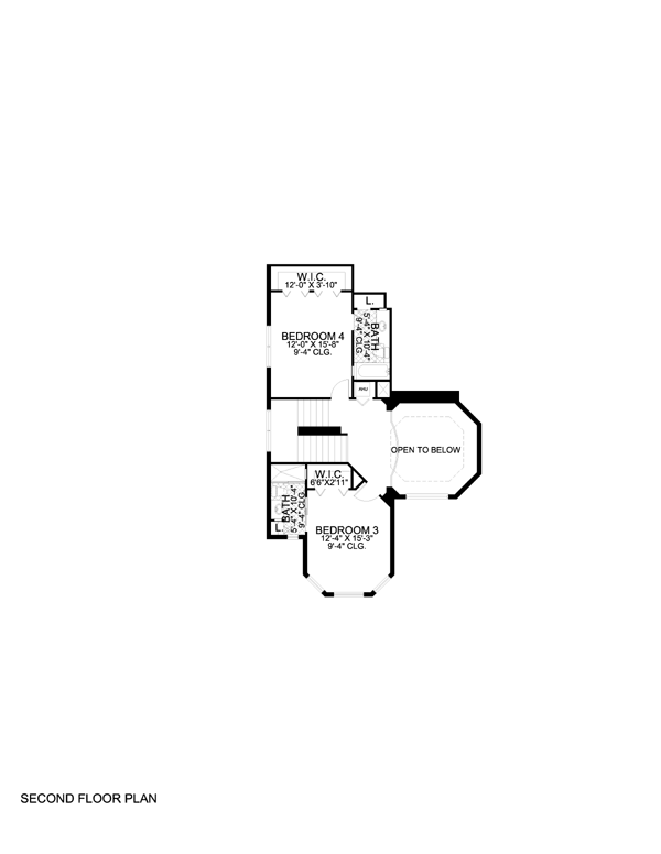 House Plan 55752 - Mediterranean Style with 4370 Sq Ft, 4 Bed, 4 ...