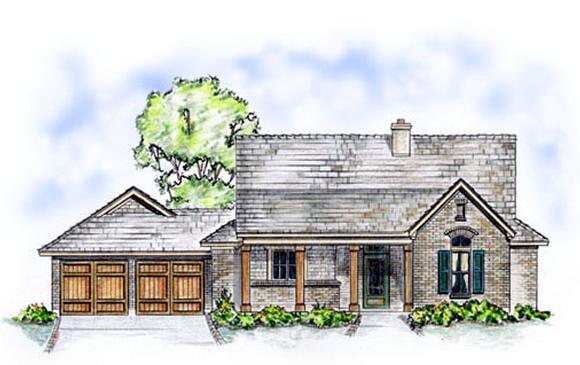 House Plan 56521 - Traditional Style with 1996 Sq Ft, 3 Bed, 2 Ba