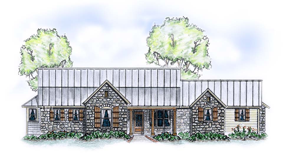 House Plan 56587 - Traditional Style with 2545 Sq Ft, 3 Bed, 3 Ba ...