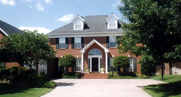 House Plan 57126 - Colonial Style with 2703 Sq Ft, 4 Bed, 4 Bath ...