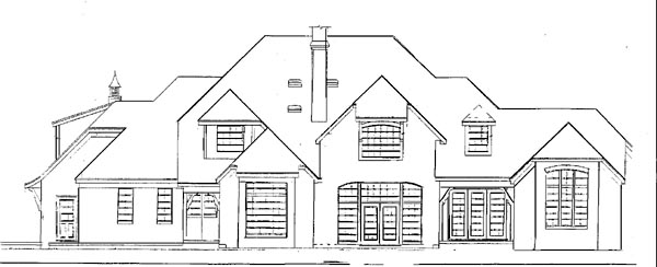 House Plan 57139 - European Style with 4074 Sq Ft, 4 Bed, 4 Bath ...