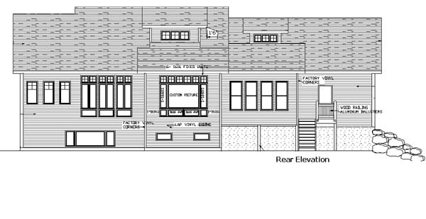 House Plan 57332 - Craftsman Style with 2637 Sq Ft, 3 Bed, 3 Bath ...