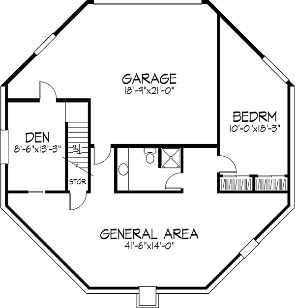 House Plan 57442 - One-Story Style with 1564 Sq Ft, 3 Bed, 2 Bath ...