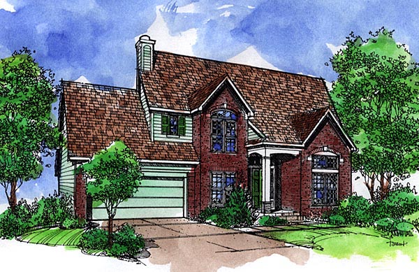 House Plan 57512 - European Style with 2146 Sq Ft, 3 Bed, 2 Bath ...