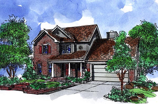 House Plan 57522 - Country Style with 2282 Sq Ft, 4 Bed, 2 Bath ...