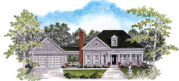 House Plan 58174 - with 1904 Sq Ft, 3 Bed, 2 Bath, 1 Half Bath ...