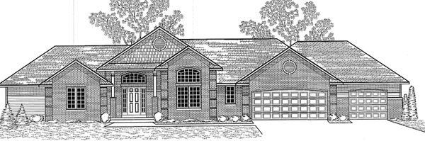 House Plan 59656 - Traditional Style with 3625 Sq Ft, 3 Bed, 3 Ba ...