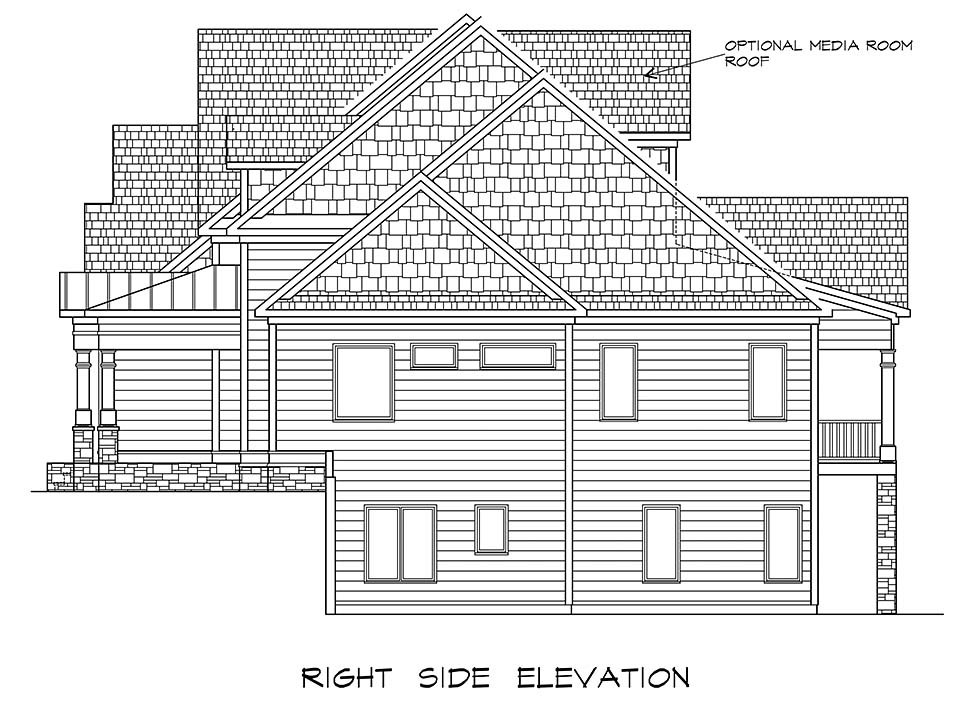 House Plan 60065 - Traditional Style with 3277 Sq Ft, 4 Bed, 4 Ba ...