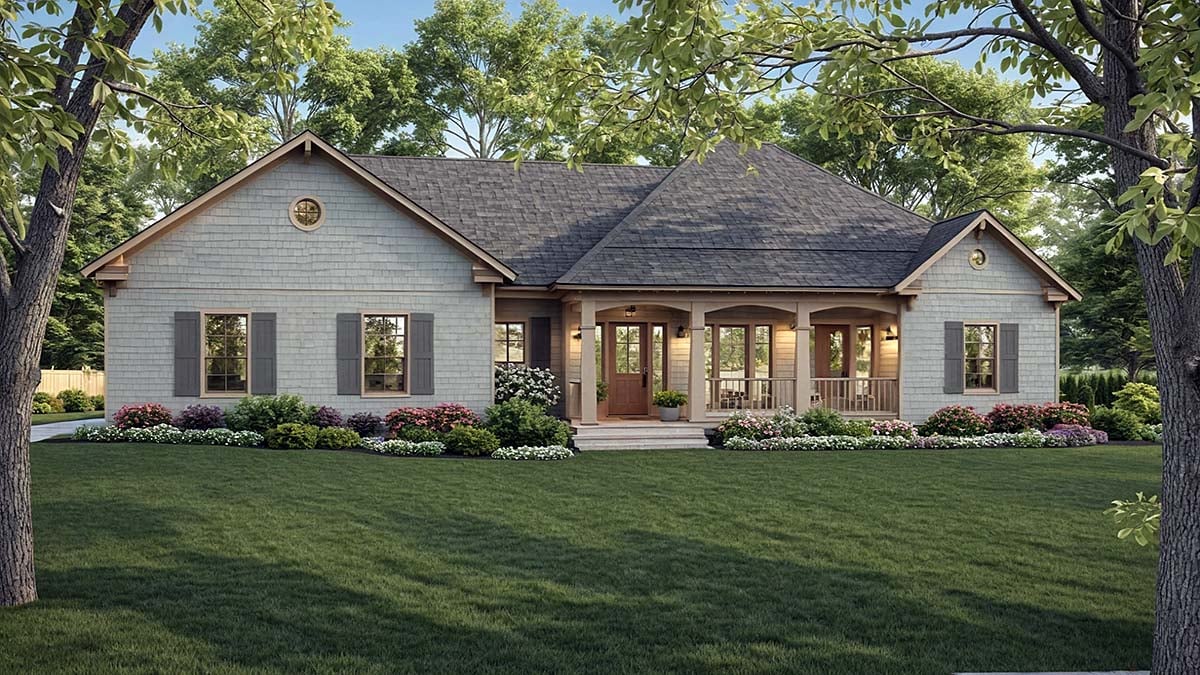 House Plan 60162 - Farmhouse Style with 1751 Sq Ft, 3 Bed, 2 Bath ...