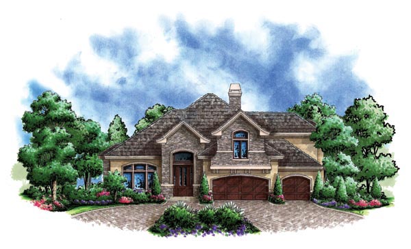 House Plan 60550 - Traditional Style with 4251 Sq Ft, 4 Bed, 2 Ba ...