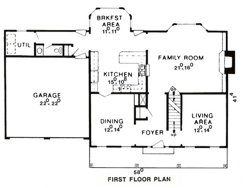 House Plan 60613 - with 2674 Sq Ft, 4 Bed, 2 Bath, 1 Half Bath ...