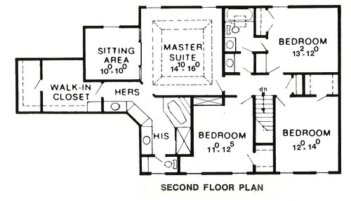 House Plan 60613 - with 2674 Sq Ft, 4 Bed, 2 Bath, 1 Half Bath ...