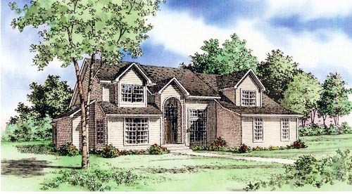 House Plan 60622 - with 3068 Sq Ft, 3 Bed, 3 Bath, 1 Half Bath ...