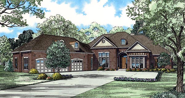 House Plan 61160 - with 4300 Sq Ft, 4 Bed, 4 Bath, 1 Half Bath