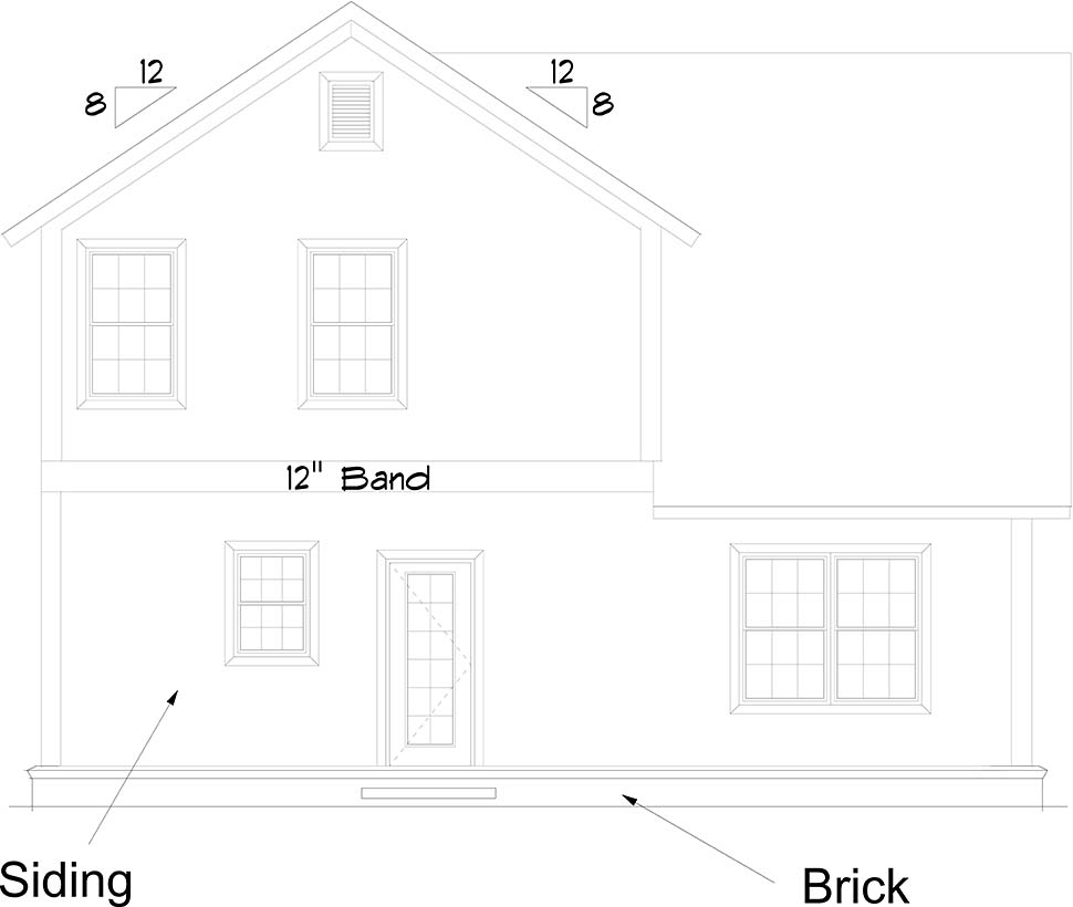 House Plan 61486 - Traditional Style with 2165 Sq Ft, 4 Bed, 4 Ba ...