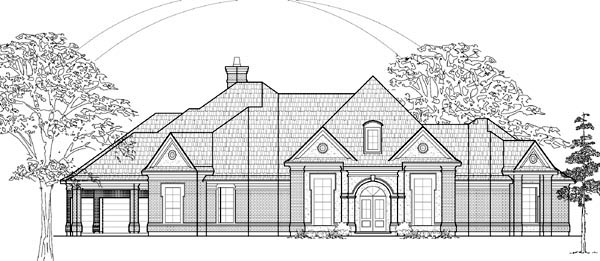 House Plan 61598 - with 3556 Sq Ft, 4 Bed, 4 Bath, 1 Half Bath ...