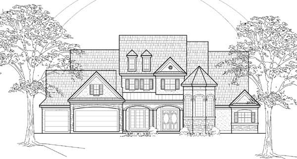 House Plan 61692 - Victorian Style with 4128 Sq Ft, 4 Bed, 3 Bath