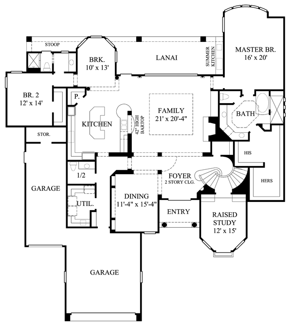 House Plan 61715 - Victorian Style with 4270 Sq Ft, 4 Bed, 3 Bath ...