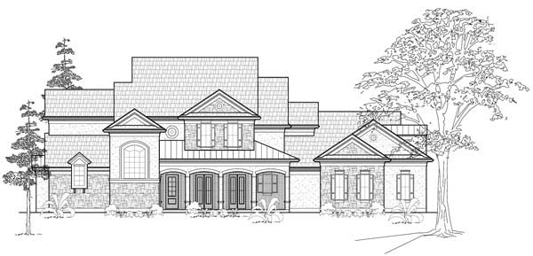 House Plan 61735 - Traditional Style with 4405 Sq Ft, 4 Bed, 3 Ba ...