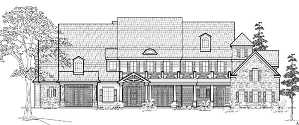 House Plan 61834 - Traditional Style with 5293 Sq Ft, 5 Bed, 5 Ba ...