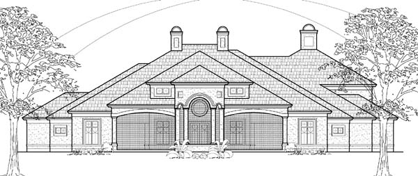 House Plan 61836 - Traditional Style with 5314 Sq Ft, 4 Bed, 4 Ba ...