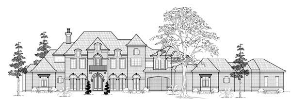 House Plan 61870 - Traditional Style with 6253 Sq Ft, 5 Bed, 5 Ba ...