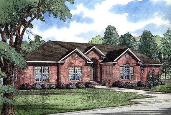 House Plan 62011 - Traditional Style with 3052 Sq Ft, 2 Bed, 3 Ba