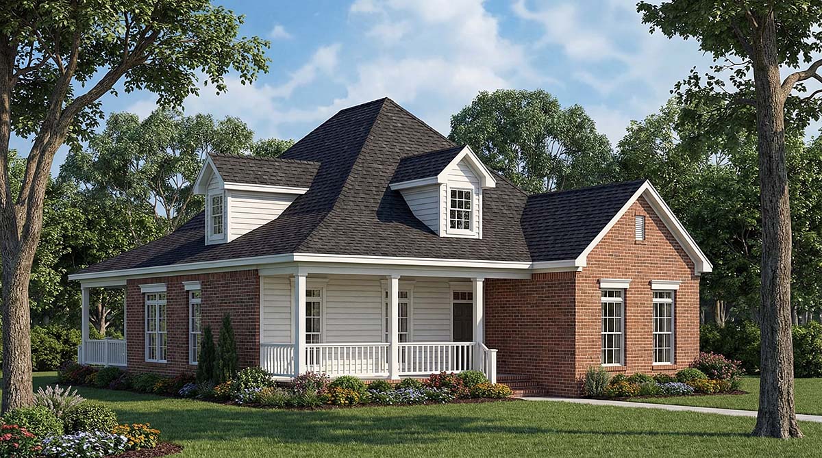House Plan 62080 - Country Style with 1928 Sq Ft, 3 Bed, 2 Bath ...