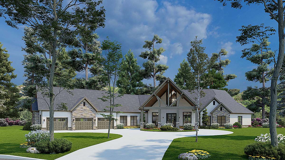 House Plan 62174 - with 6636 Sq Ft, 3 Bed, 4 Bath | COOLhouseplans.com