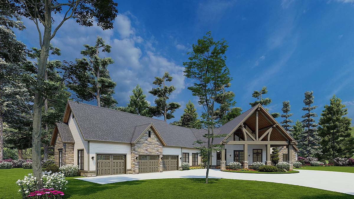 House Plan 62174 - with 6636 Sq Ft, 3 Bed, 4 Bath | COOLhouseplans.com