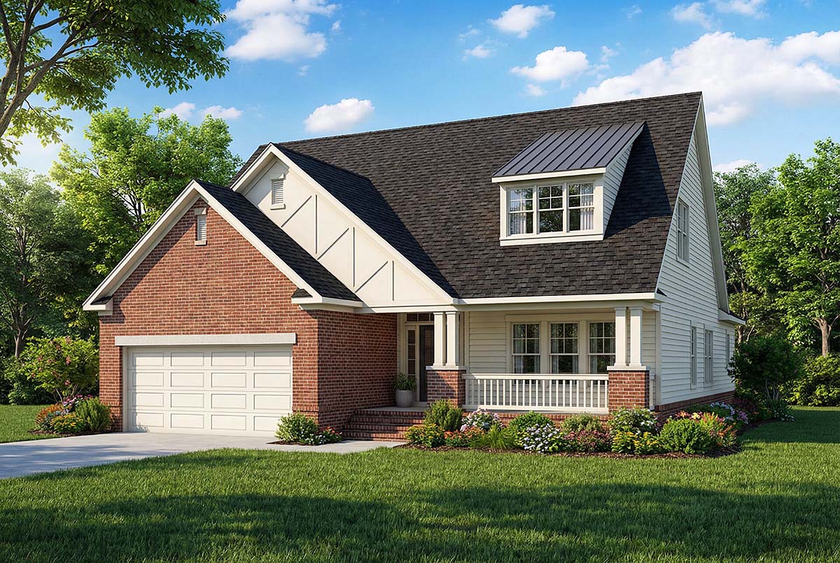 House Plan 62265 - Tudor Style with 2288 Sq Ft, 3 Bed, 3 Bath ...