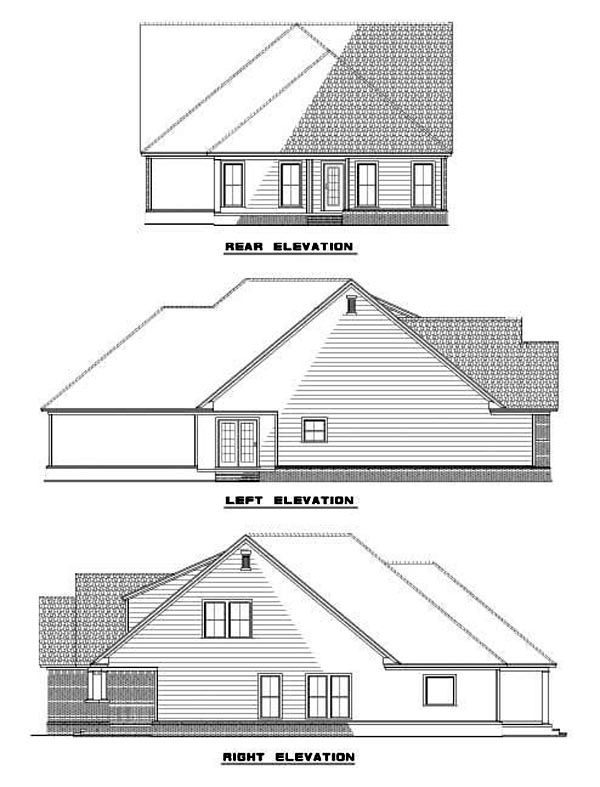 House Plan 62265 - Tudor Style with 2288 Sq Ft, 3 Bed, 3 Bath ...