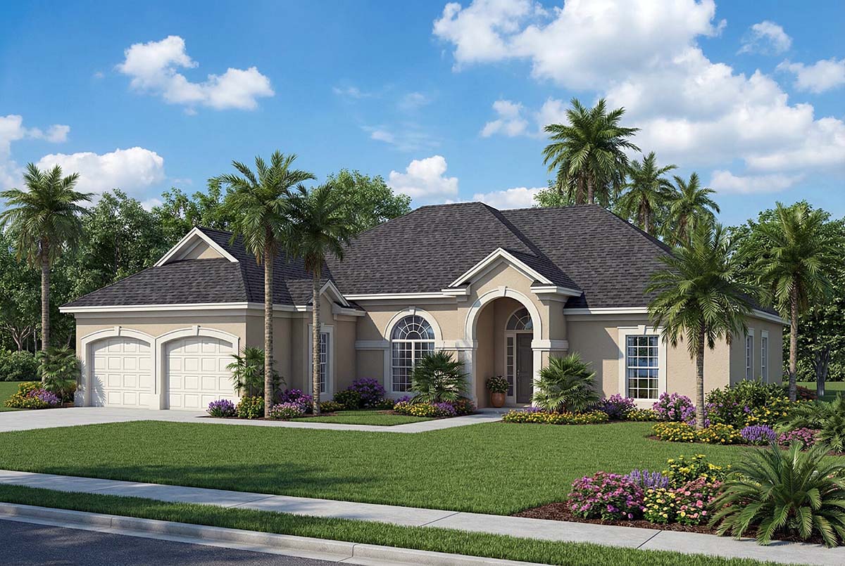 House Plan 62279 - with 2059 Sq Ft, 3 Bed, 2 Bath | COOLhouseplans.com