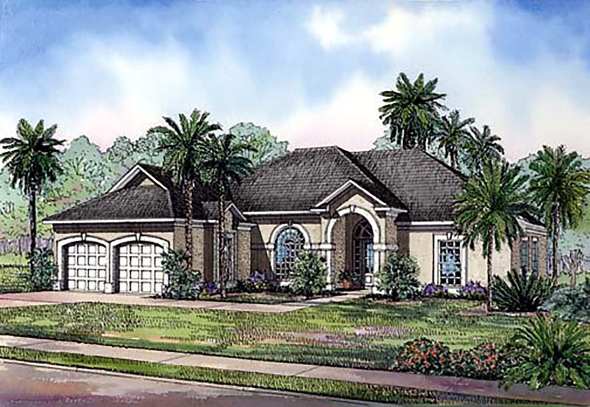 House Plan 62279 - with 2059 Sq Ft, 3 Bed, 2 Bath | COOLhouseplans.com