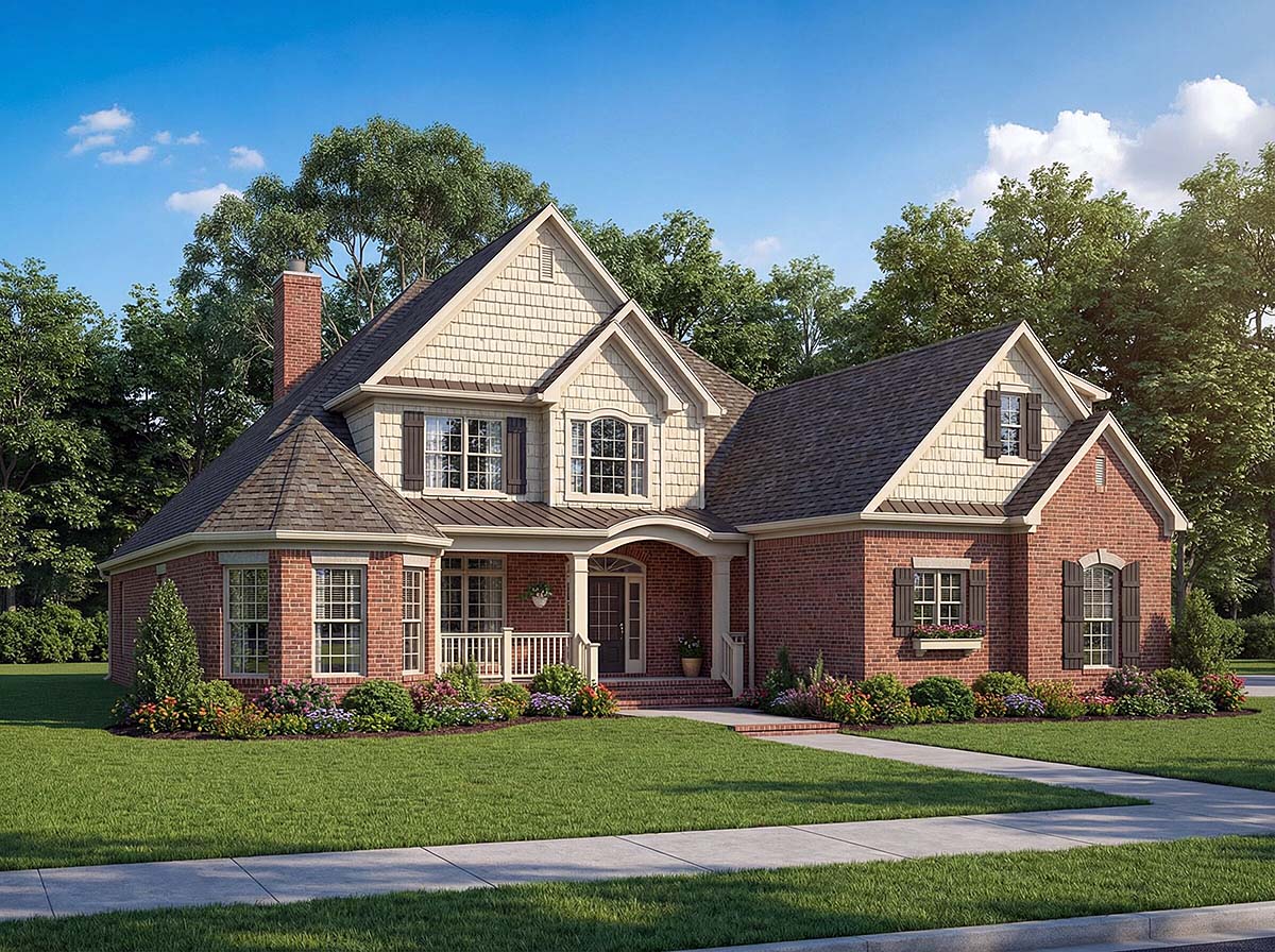 House Plan 62395 - with 2815 Sq Ft, 4 Bed, 3 Bath | COOLhouseplans.com