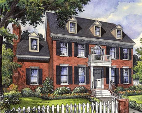 House Plan 63030 - Southern Style with 2616 Sq Ft, 3 Bed, 2 Bath,