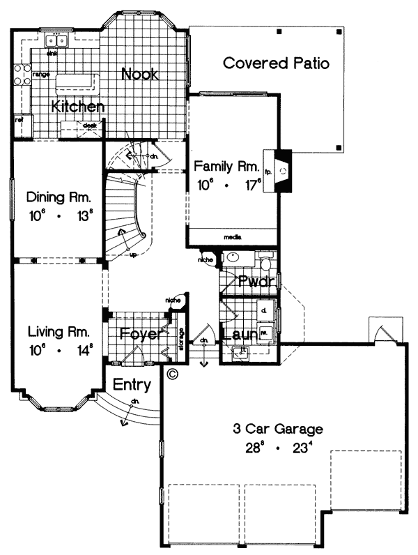 House Plan 63060 - Victorian Style with 2441 Sq Ft, 4 Bed, 2 Bath ...