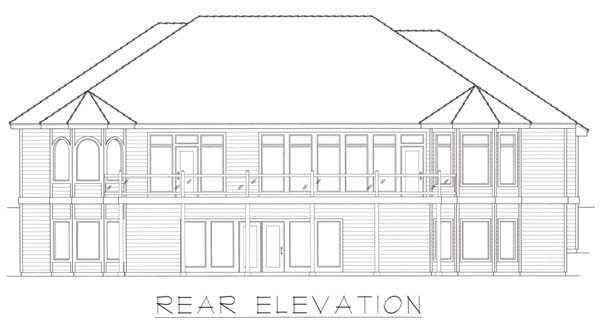 House Plan 63540 - Contemporary Style with 4533 Sq Ft, 5 Bed, 4 B ...