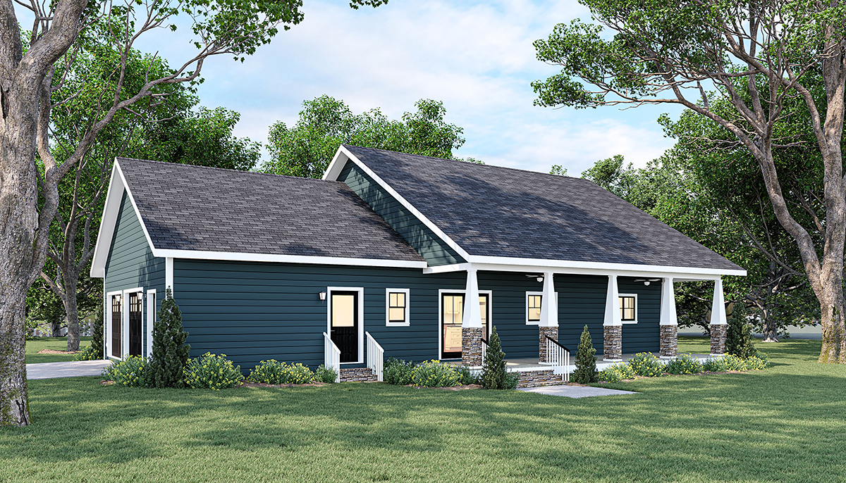 House Plan 64591 - Traditional Style with 1882 Sq Ft, 2 Bed, 2 Ba ...