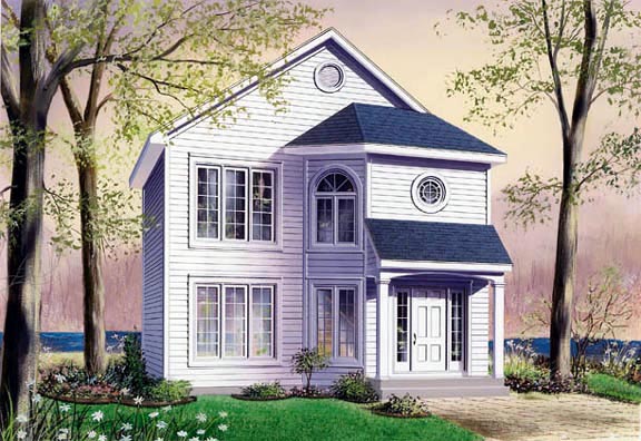 House Plan 65189 - Traditional Style with 1296 Sq Ft, 3 Bed, 1 Ba ...